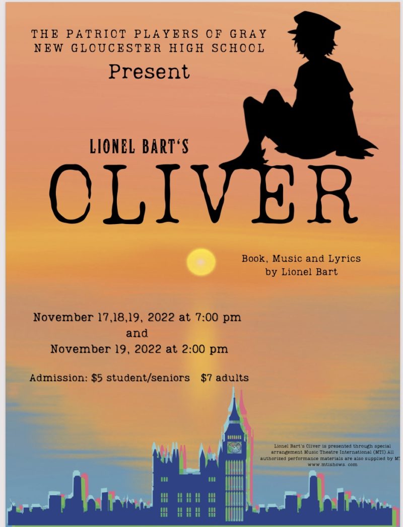 The Patriot Players Present Lionel Bart’s Oliver – MSAD15